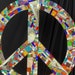 Mirror Mosaic Peace Sign: 16" Dazzling Sun Catcher - Etsy