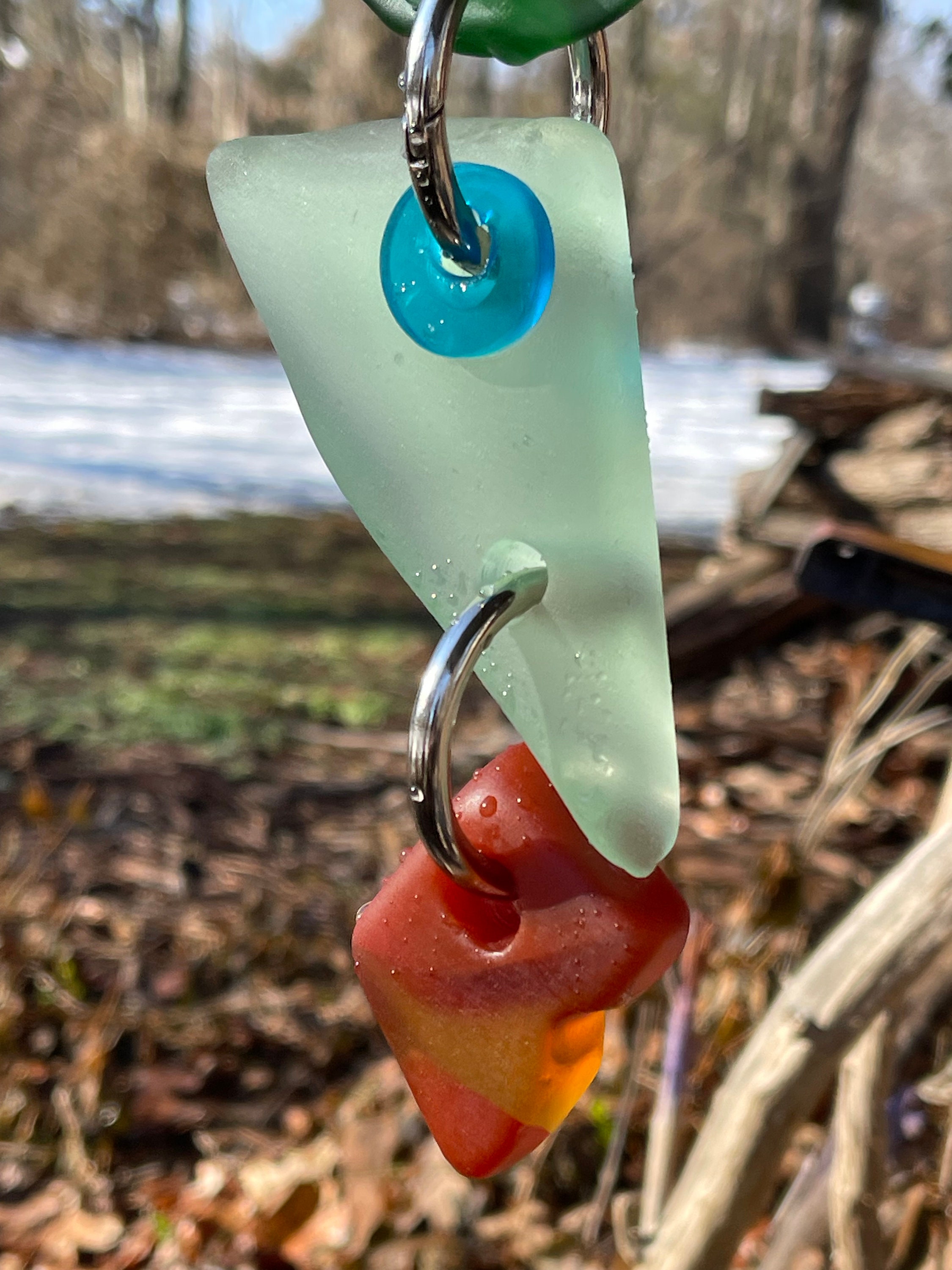 Chunky Repurposed Bruised Glass Sun Catcher Glows Warmly in Sunlight - Etsy