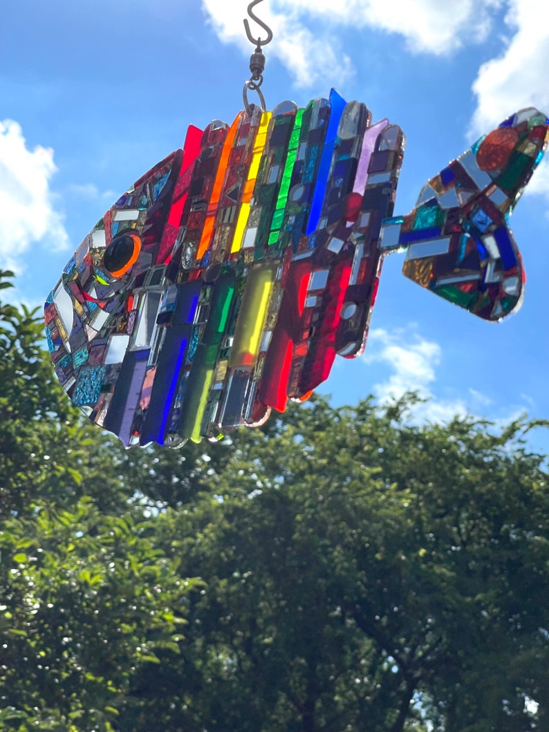 Pride Best Sparkly Fish. Rainbow Fish. Contemporary Fish Sun - Etsy