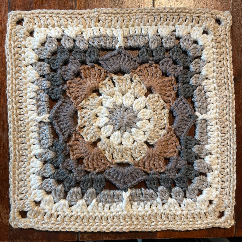 Genevieve Granny Square Crochet Pattern PDF - Etsy