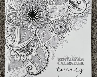 Zentangle Art | Etsy