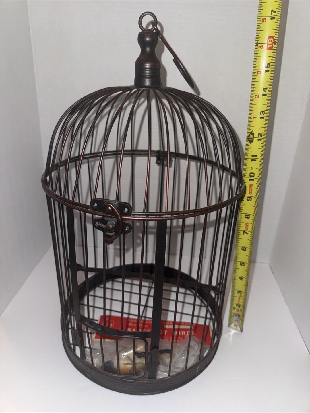 Large Hanging Bird Cage - Decorative Bird Cage - Vintage Bird Cage With ...