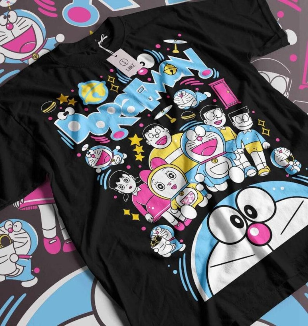 Doraemon T-shirt - Etsy