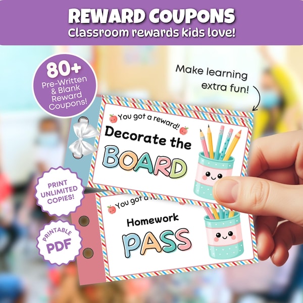 Teacher Rewards - Etsy