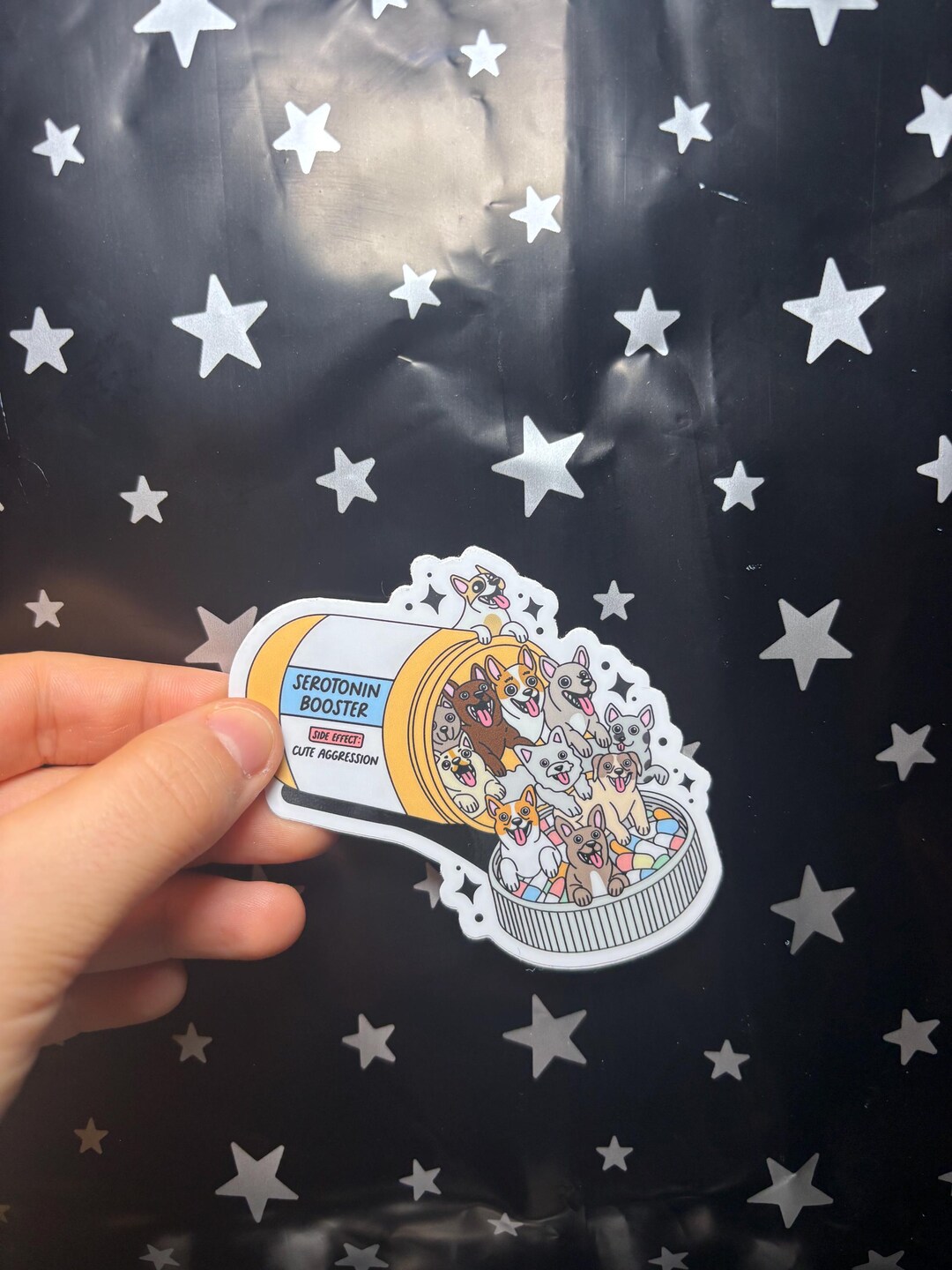 Dog Serotonin Sticker - Etsy