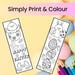 Easter Colouring Bookmarks – Set of 4 Printable A4 Bookmarks | Easter ...