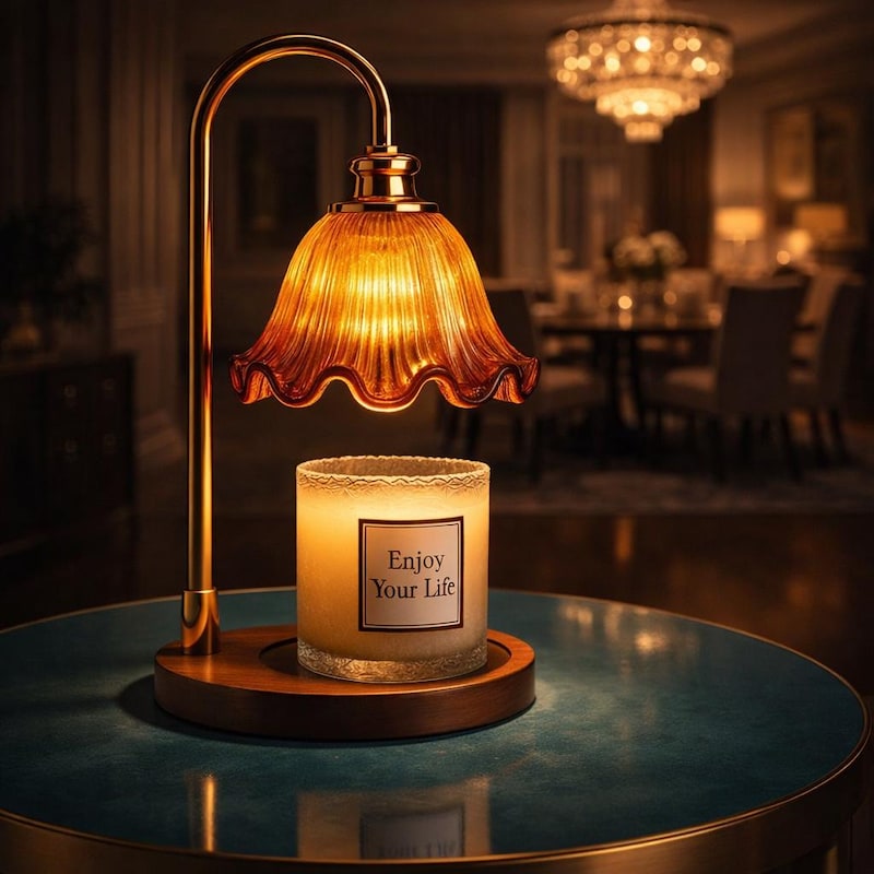 Customizable Candle Lamp - Etsy