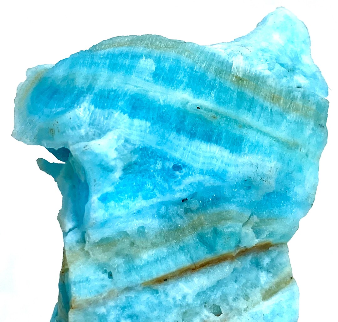 131 Gram Unique Banded Aragonite Crystal From Afghanistan / Display ...