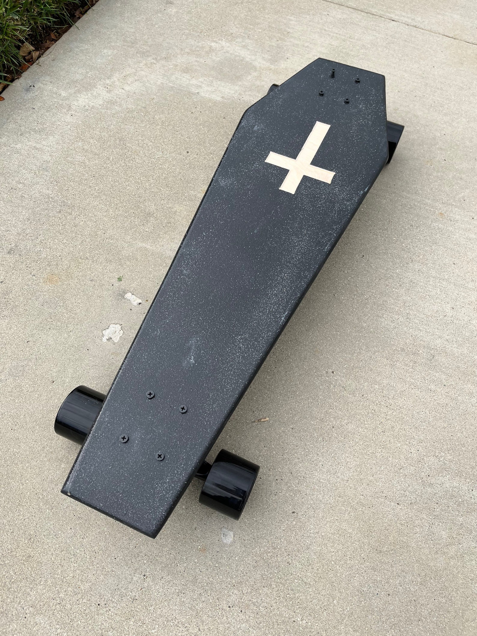 Coffin Penta-cross Natural Croozer Longboard 30" - "coffin" Black Board ...