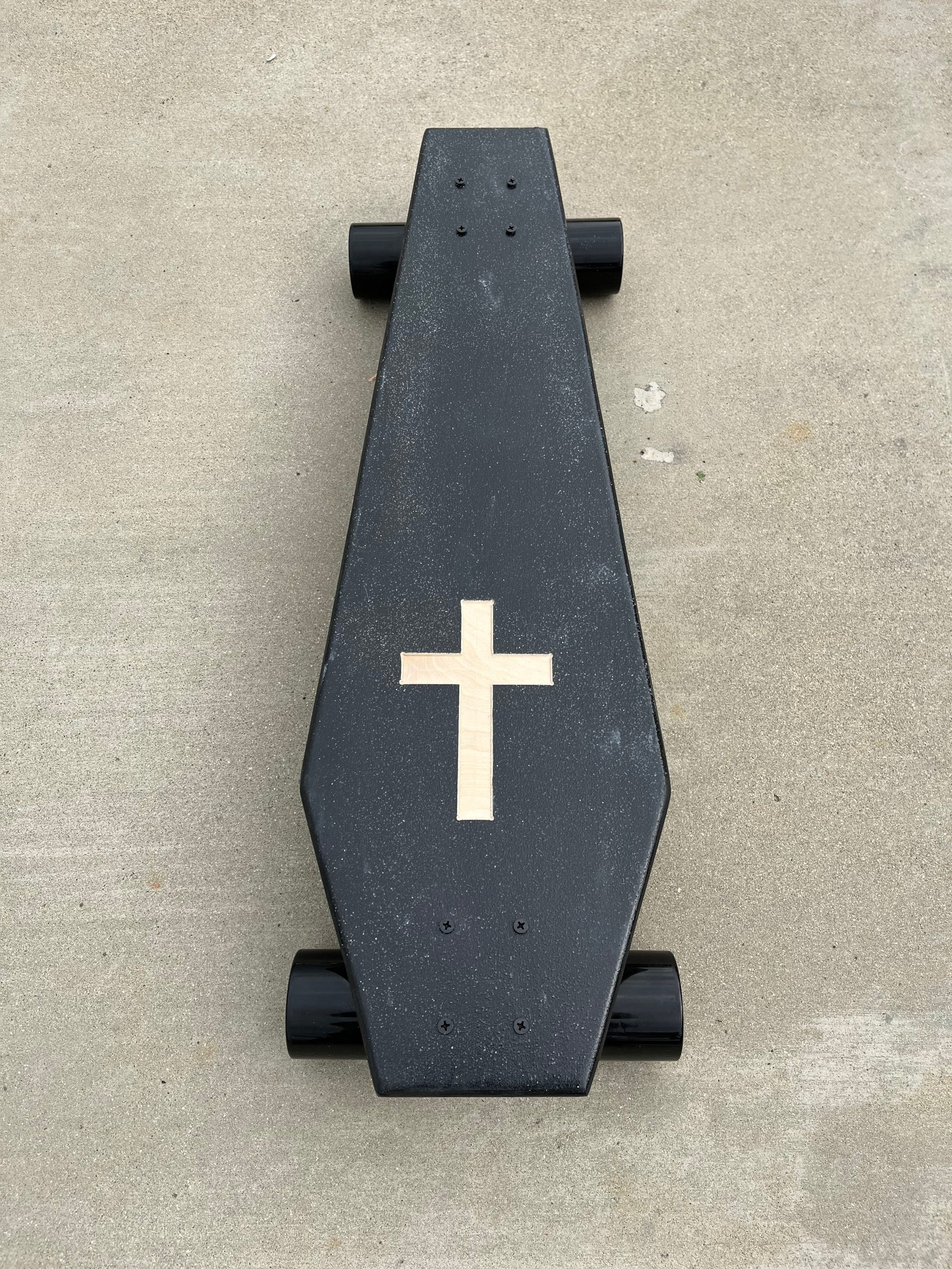 Coffin Penta-cross Natural Croozer Longboard 30" - "coffin" Black Board ...