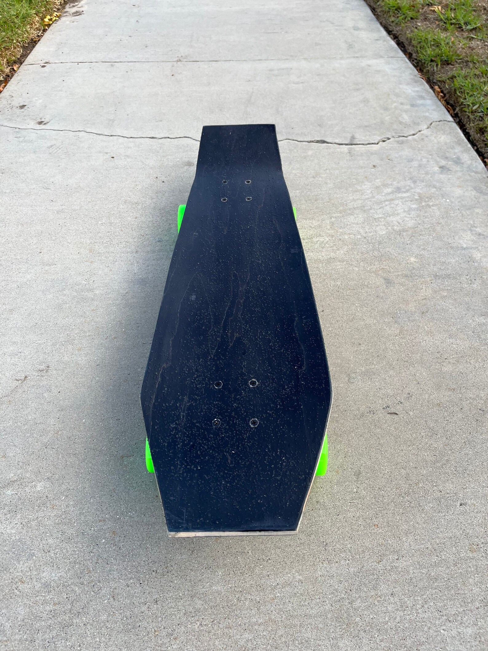 Double Kick Black Coffin Croozer Skateboard - Etsy
