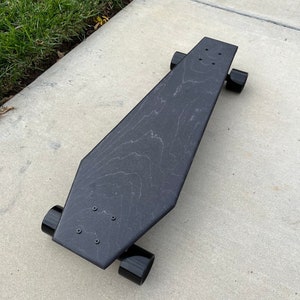 Frankenstein Coffin Croozer Longboard 30" - "coffin" Black Board - Etsy