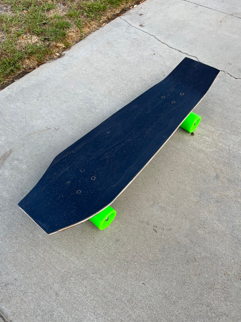Double Kick Black Coffin Croozer Skateboard - Etsy
