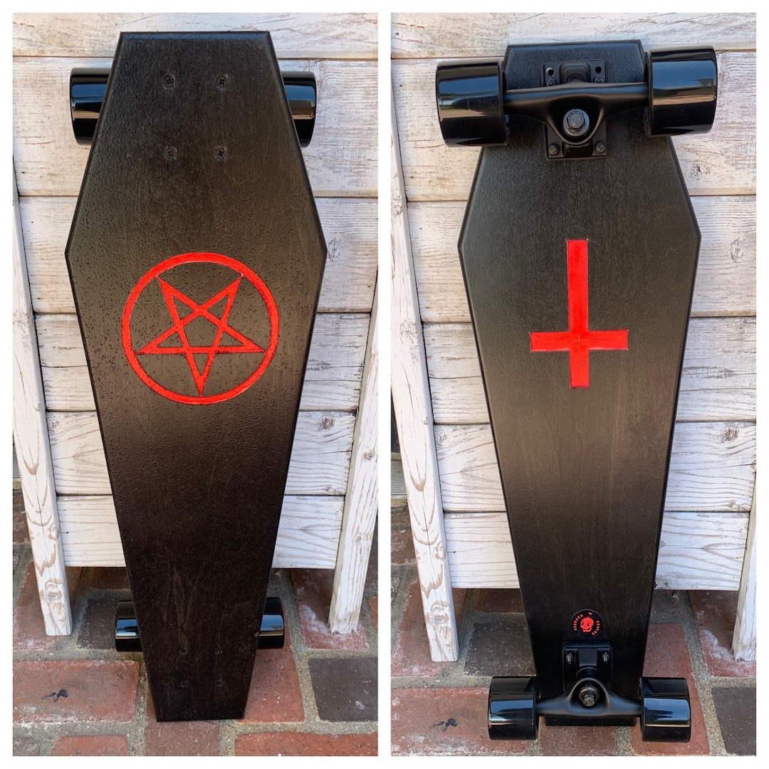 Coffin Penta-cross Croozer Longboard 30" - "coffin" Black Board - Etsy