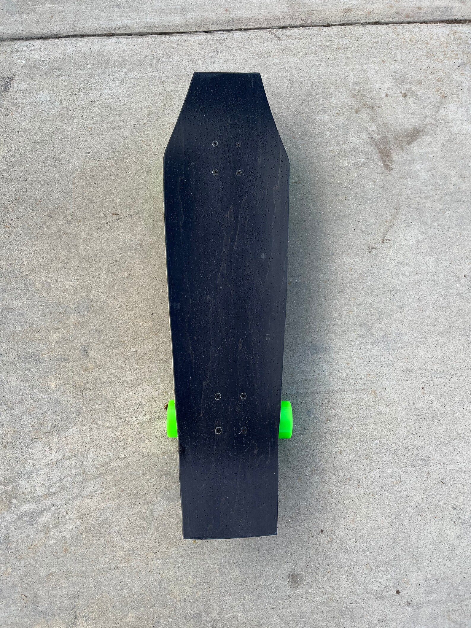 Double Kick Black Coffin Croozer Skateboard - Etsy