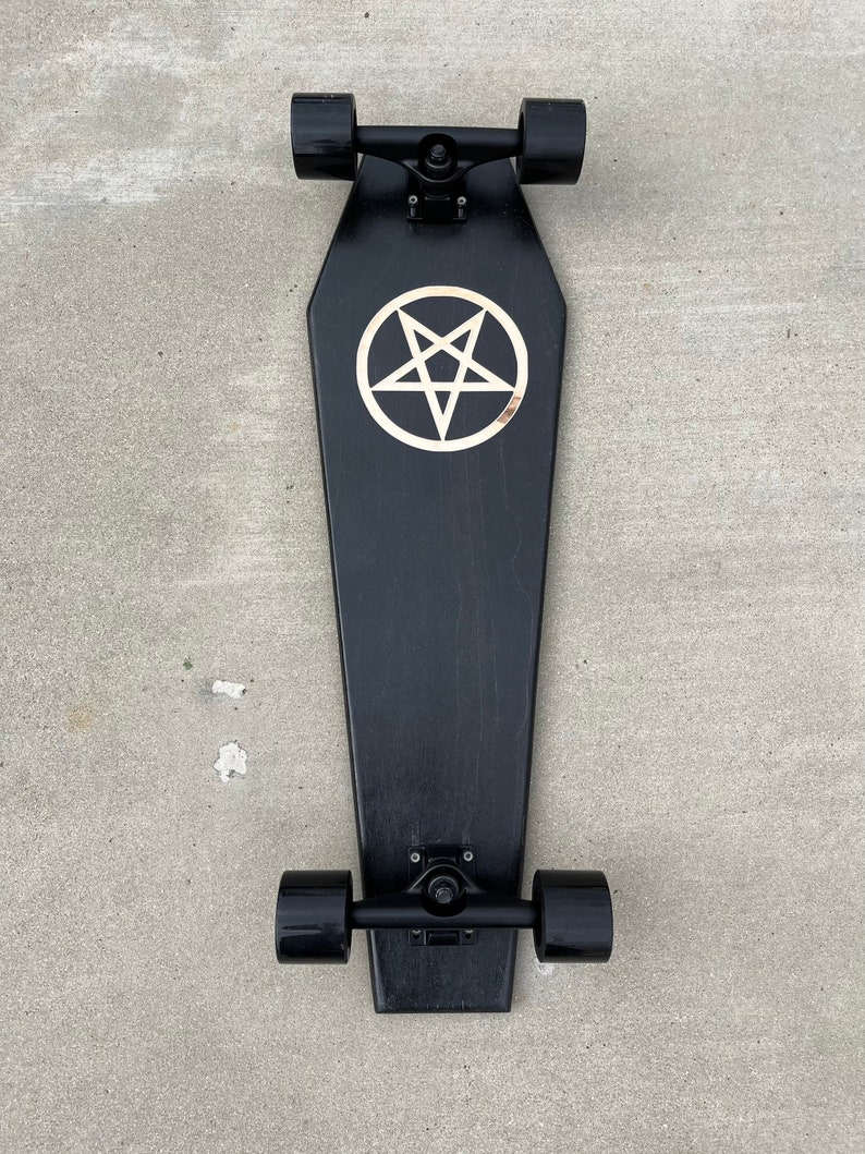 Coffin Penta-cross Natural Croozer Longboard 30" - "coffin" Black Board ...