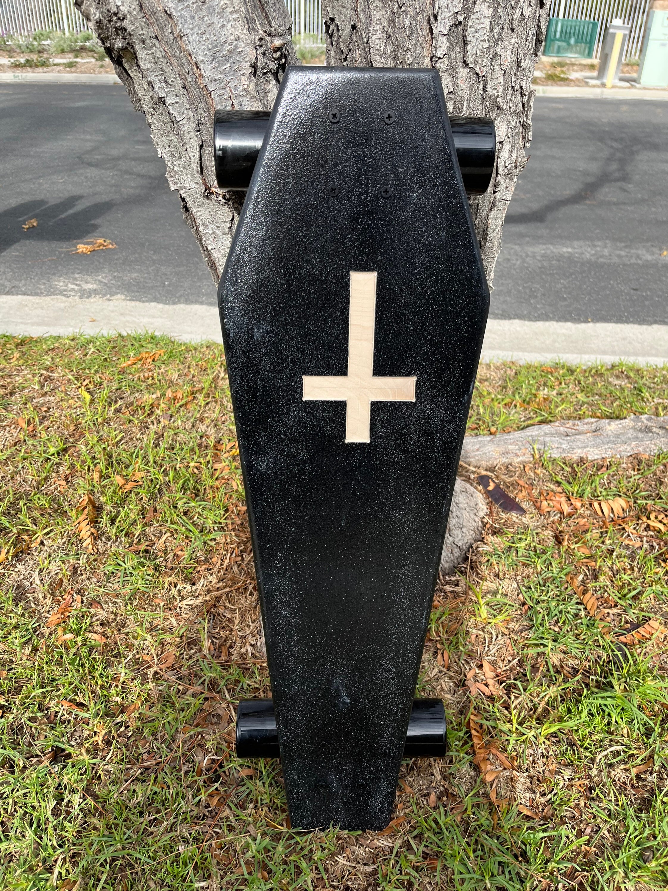 Coffin Penta-cross Natural Croozer Longboard 30" - "coffin" Black Board ...