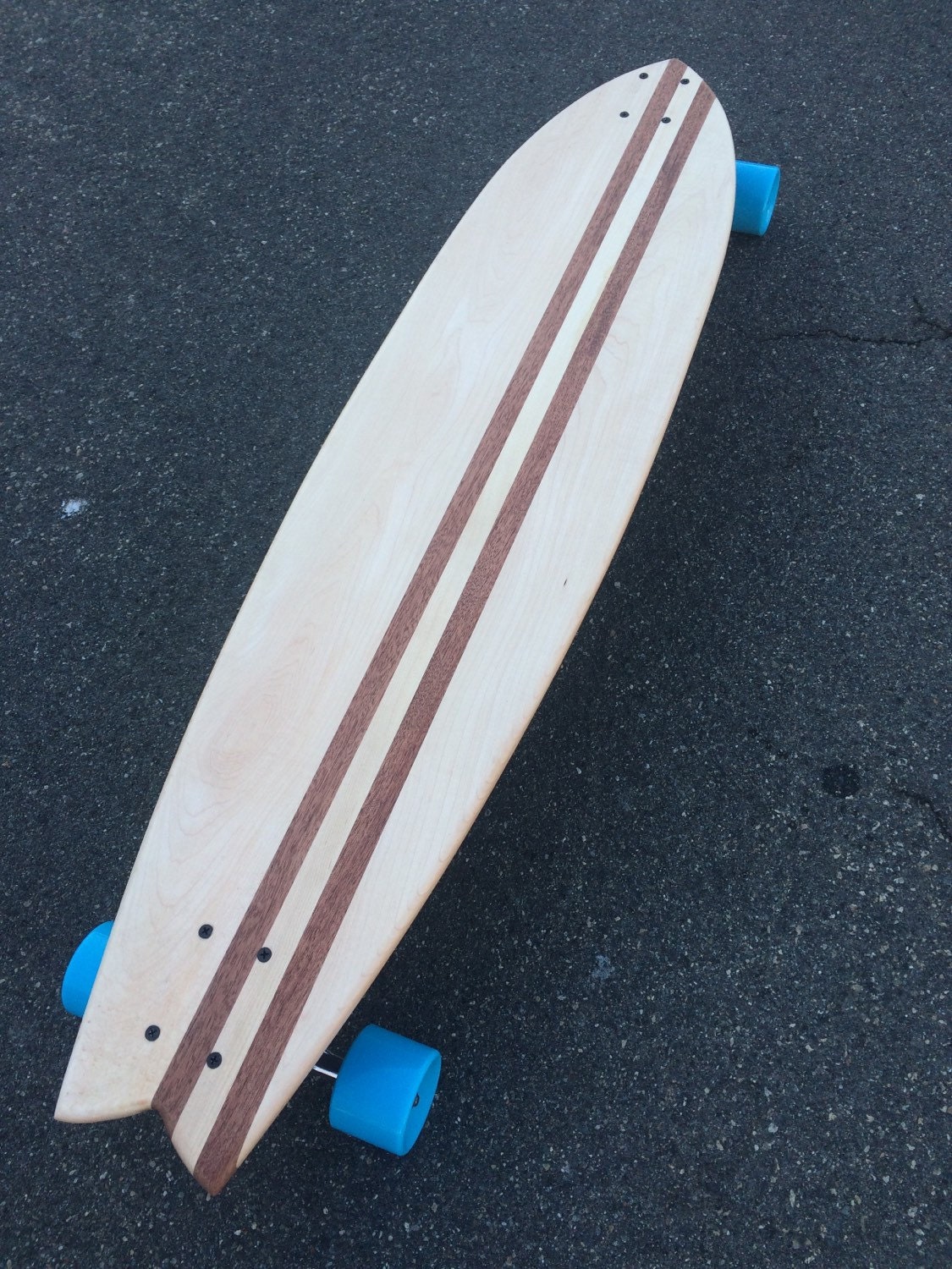 Maple and Mahogany LONGBOARD la Plage - Etsy