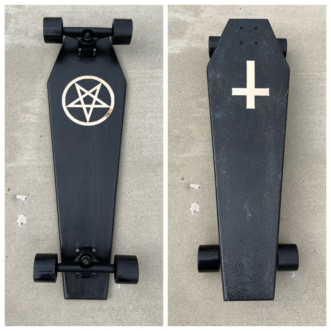 Coffin Penta-cross Natural Croozer Longboard 30" - "coffin" Black Board ...