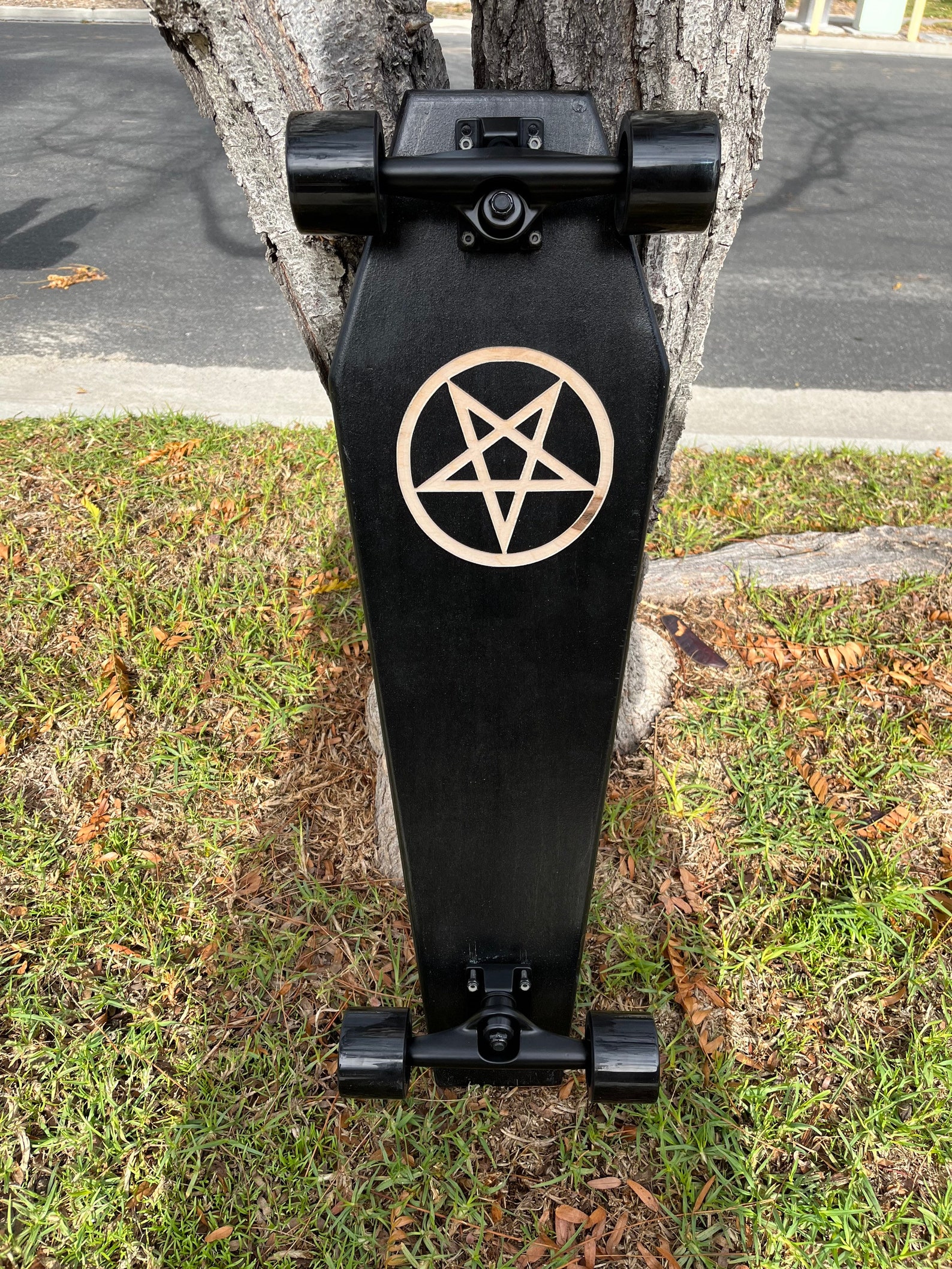 Coffin Penta-cross Natural Croozer Longboard 30" - "coffin" Black Board ...