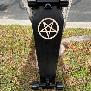 Coffin Penta-cross Natural Croozer Longboard 30" - "coffin" Black Board ...