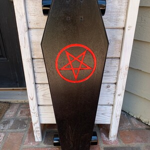 Coffin Penta-cross Croozer Longboard 30" - "coffin" Black Board - Etsy