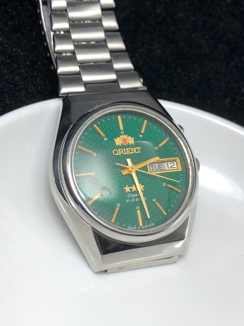 Vintage Orient Crytsal Automatic 0S4690647G Date Gents Watch (crystal ...