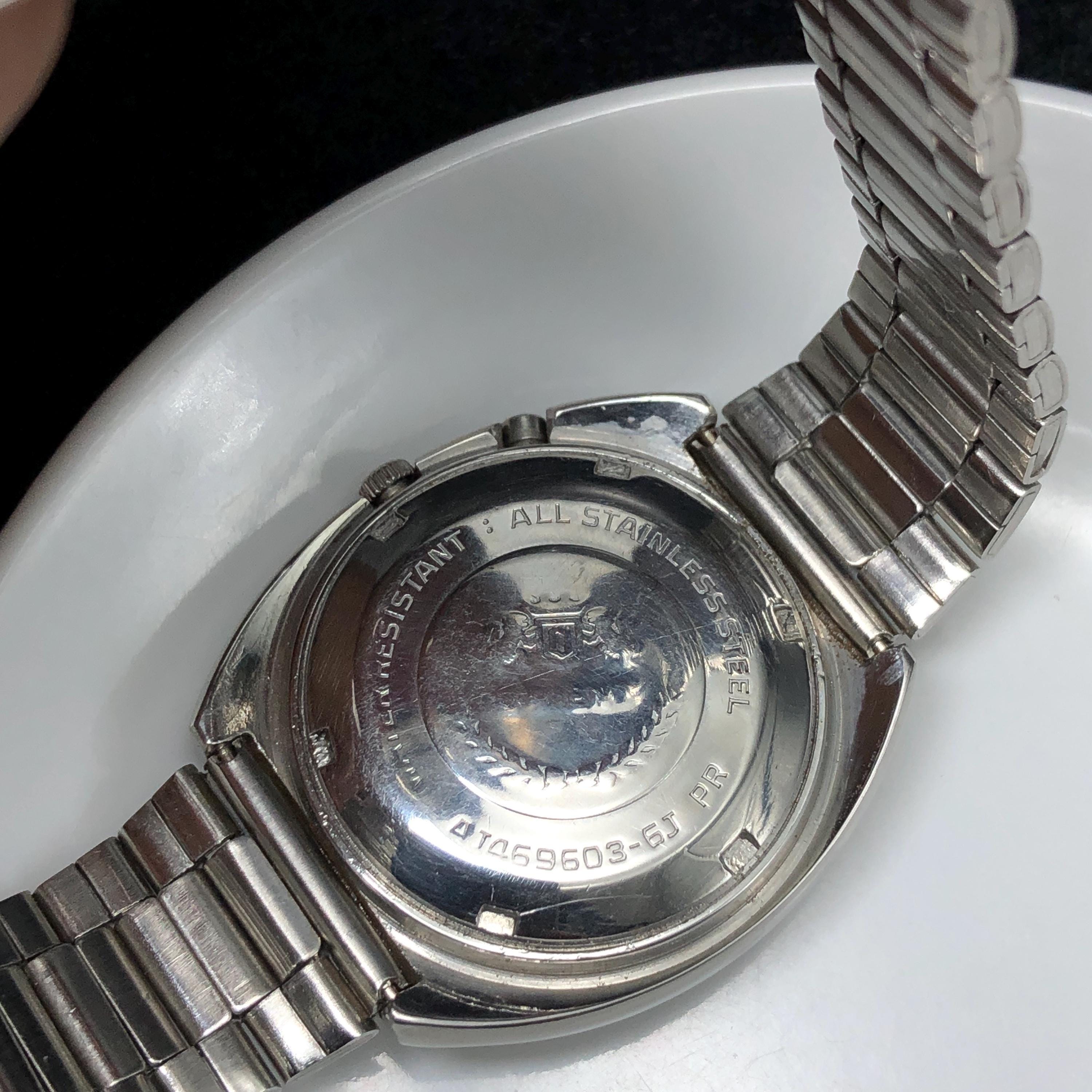 Orient Automatic Field Watch: Deep Metallic Blue Sunburst. ,stainless ...