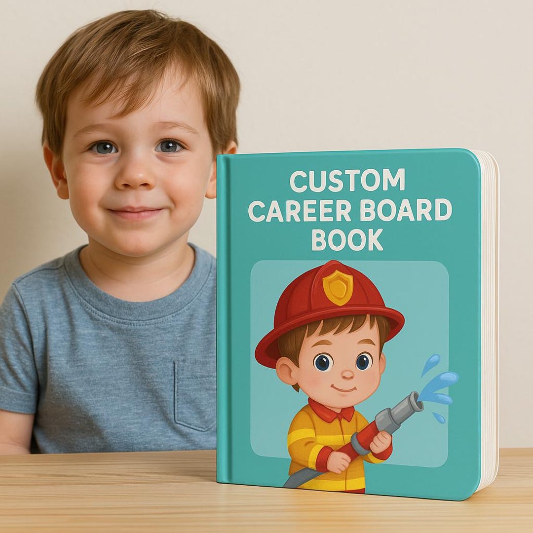 Personalized "when I Grow Up" Book With Photo & Name |custom Career ...
