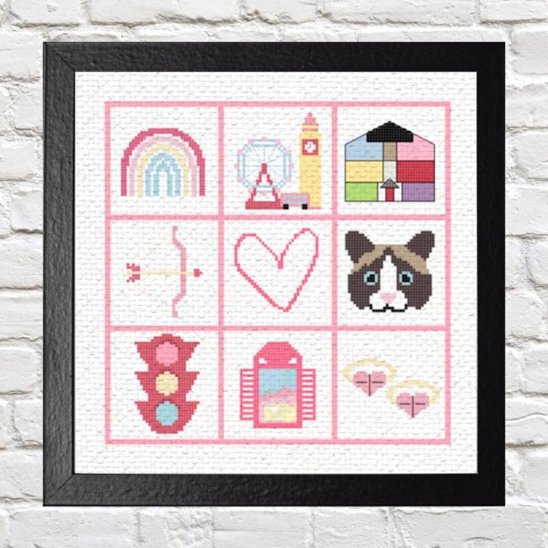 Lover Vision Board - Taylor Inspired - Cross Stitch Pattern - DIGITAL ...