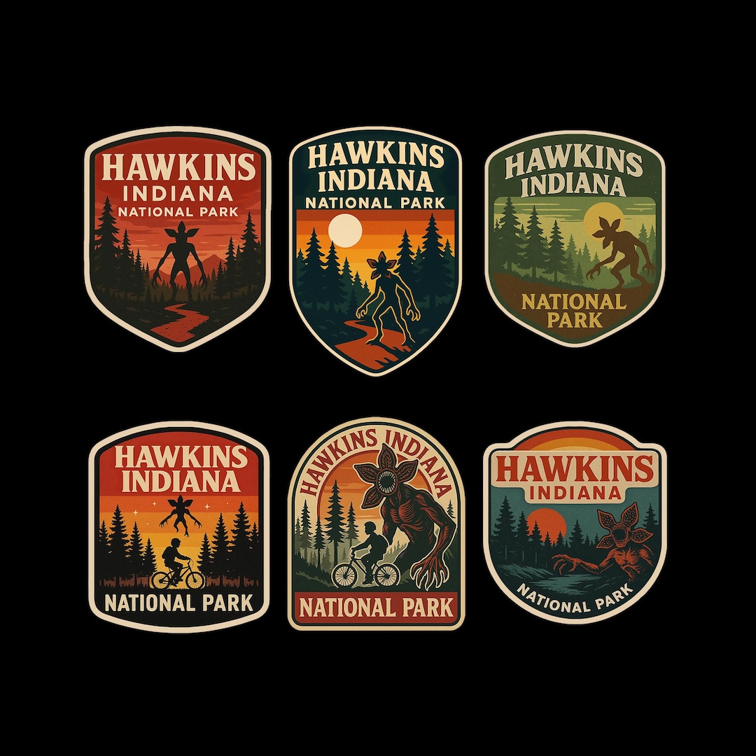 Hawkins Indiana National Park Sticker - Water Resistant Vinyl - Etsy