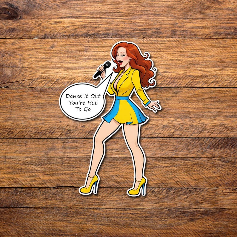 Hot to Go Sticker: Water Resistant Matte Vinyl (3") - Etsy