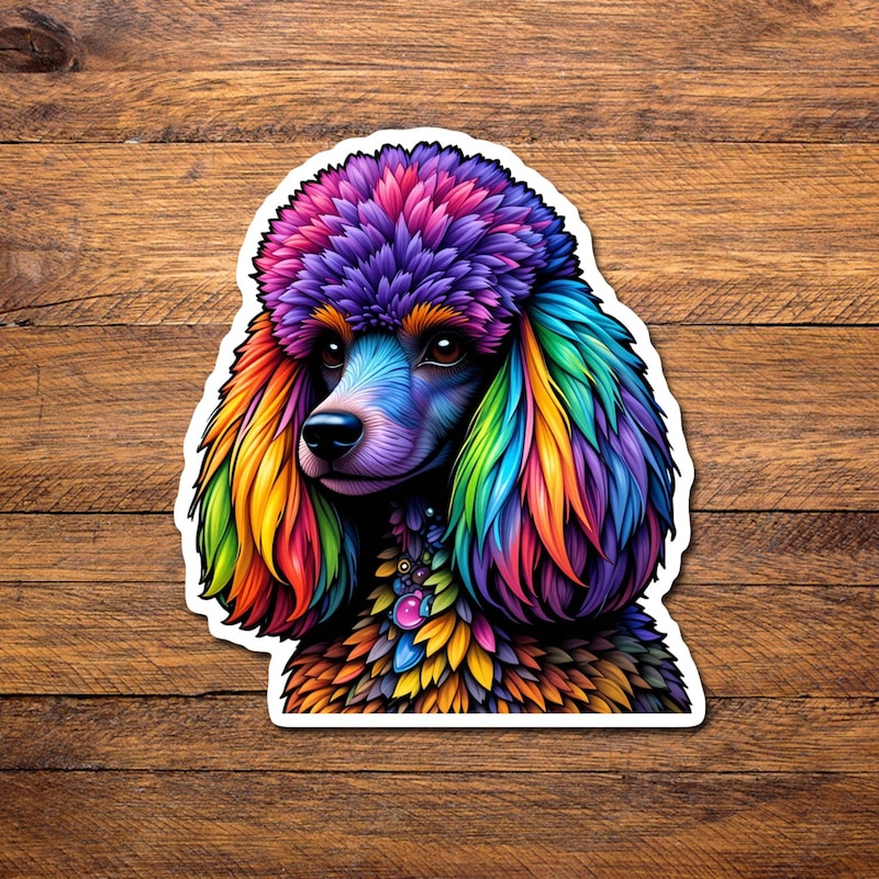 Poodle Sticker - Etsy