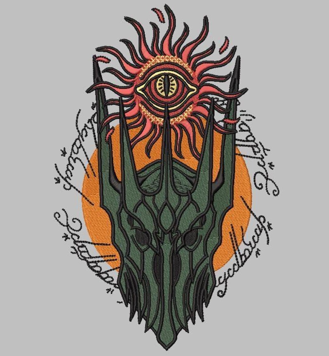 LOTR Embroidery Design, Machine Embroidery Designs, Embroidery Pattern ...