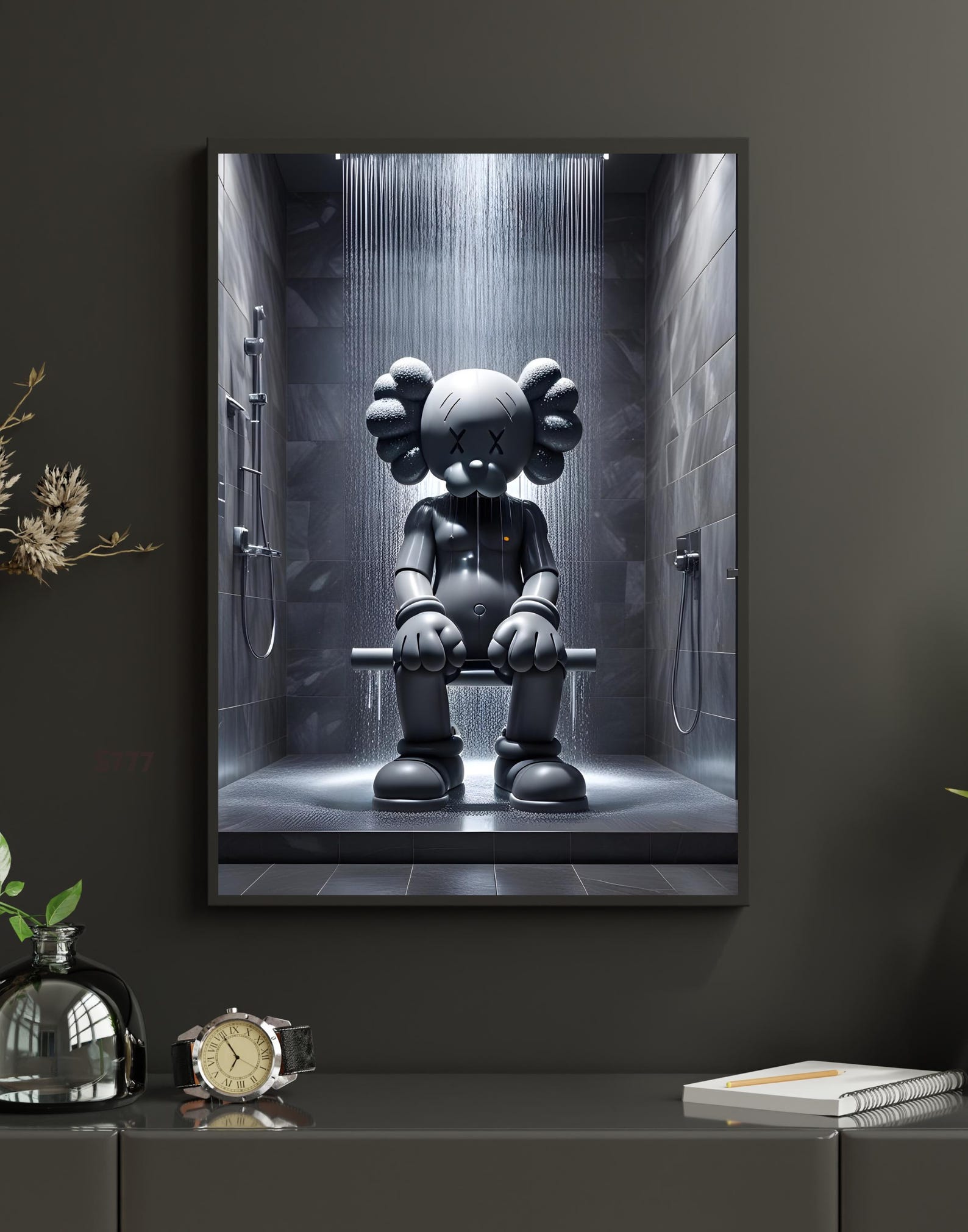 BOSS KAWS: Kaws Wall Art Pop Art Print, XX Companion Wall Decor, Urban ...