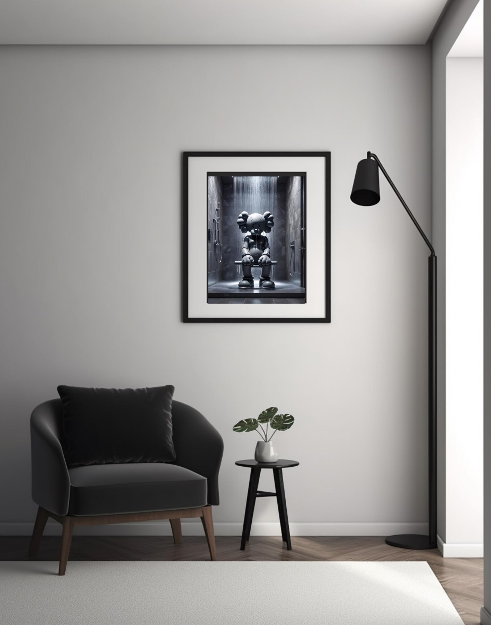 BOSS KAWS: Kaws Wall Art Pop Art Print, XX Companion Wall Decor, Urban ...
