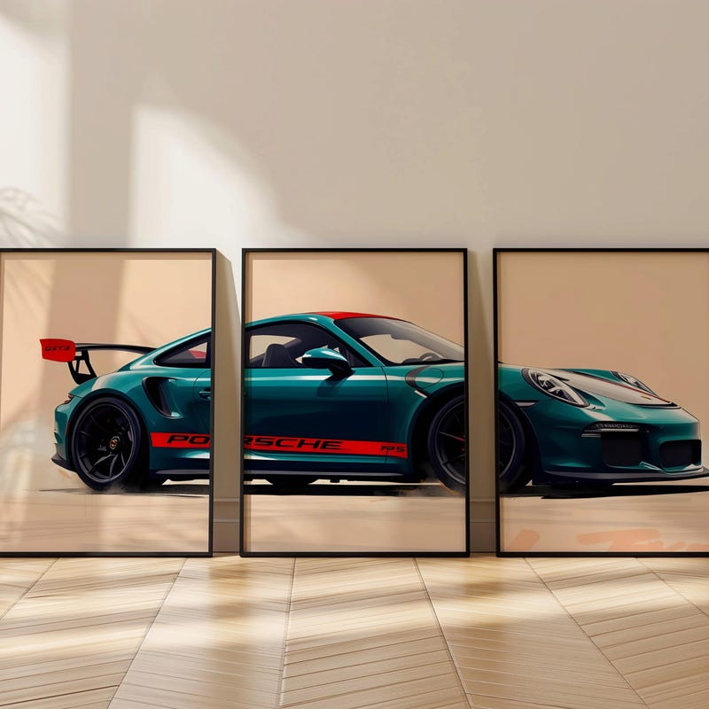 Porsche 911 Gt3 Rs Poster - Etsy