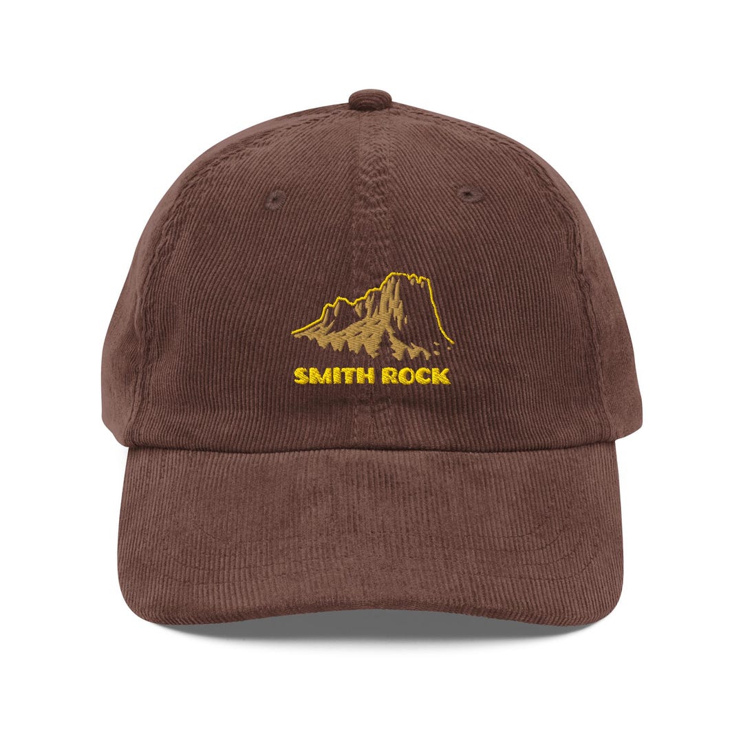 Smith Rock Embroidered Corduroy Cap | Travel Souvenir | Central Oregon ...