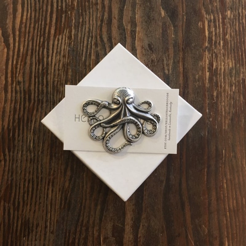 Octopus Tie Clip - Etsy