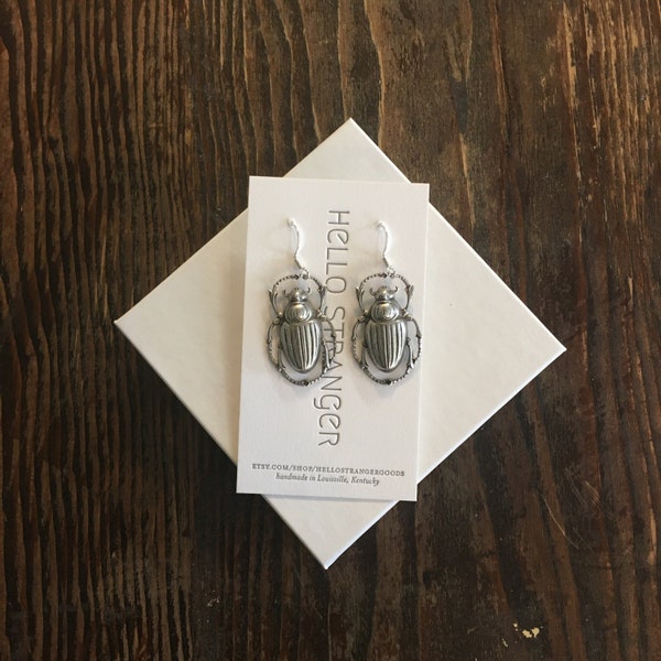 Beetle Earrings - Etsy