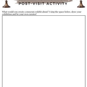 Elementary School History Museum Scavenger Hunt– Printable Activity ...