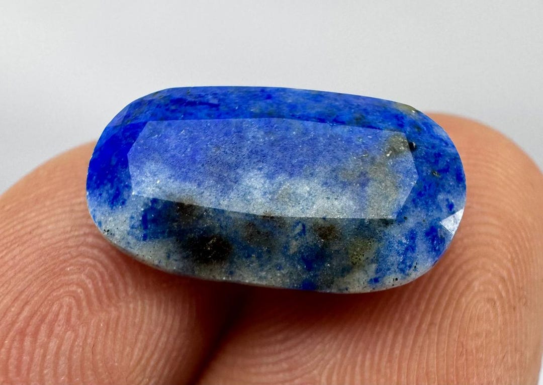 Carat 5.60 Top Luxury Lazurite Cut Gemstone From Badakhsan Afganistan ...