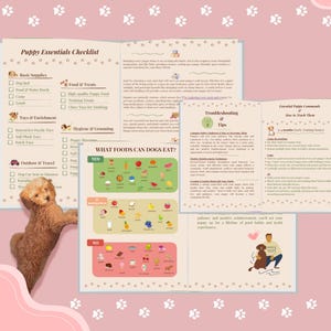 New Puppy Starter Guide | Printable Pet Care & Training Handbook - Etsy