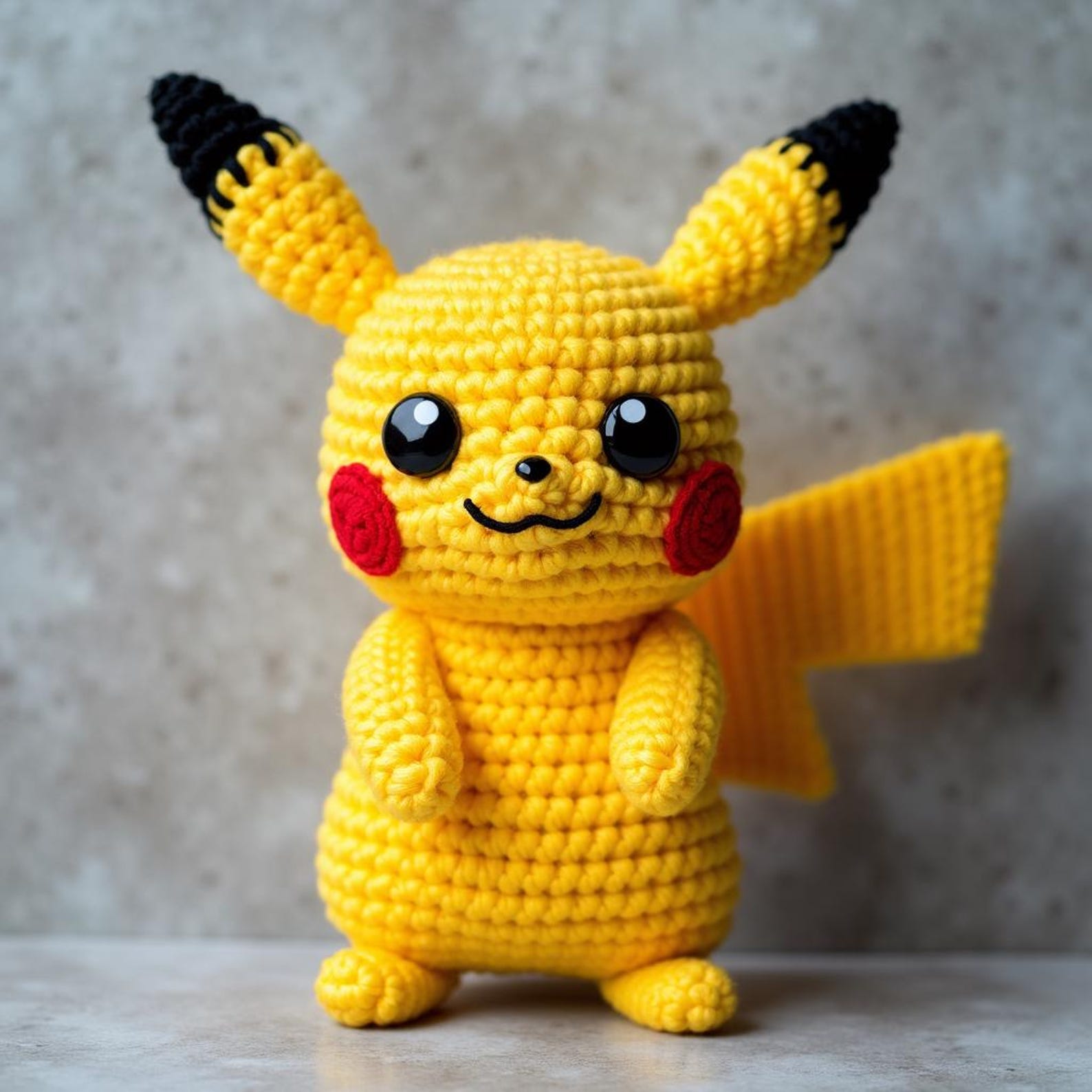 Crochet Pattern Yellow Pika Pika, Amigurumi Plush Toy for Kid Tutorial ...