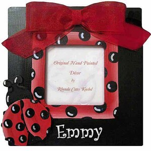 Hand Painted Ladybug Picture Frame - Etsy