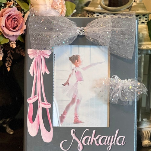 Ballerina Picture Frame Ballet Personalized Picture Frame - Etsy