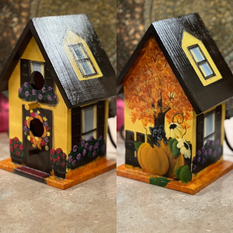 Halloween Birdhouse - Etsy