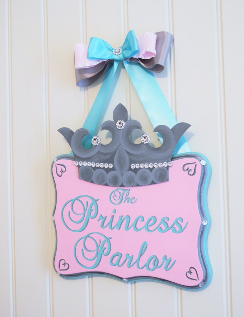 Personalized Princess Sign Girls Hand Painted - Etsy