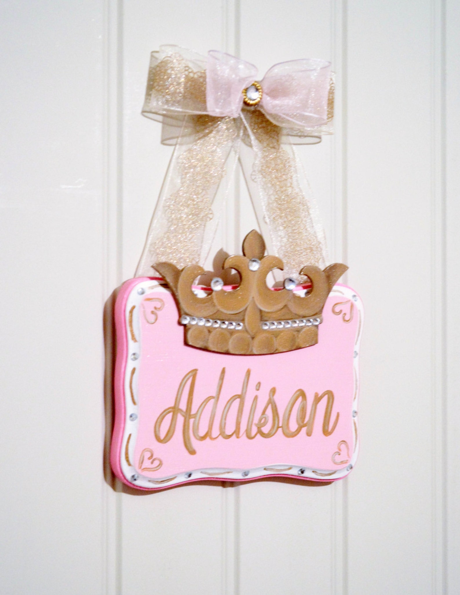 Personalized Princess Sign Girls Hand Painted - Etsy