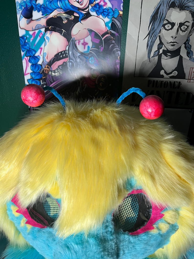 Premade Alien Fursuit Head, Furry, Fursona, Fursuit, Alien, Fur ...